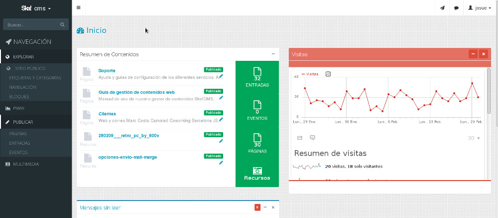Guía de gestión de contenidos web | Estudio Nexos | Valladolid